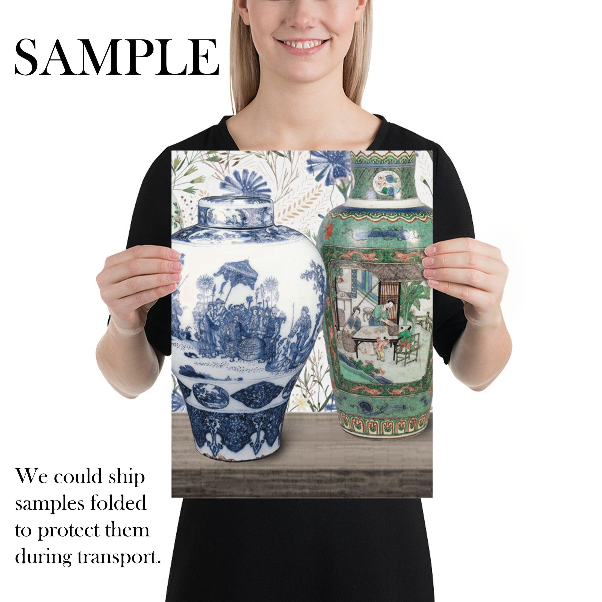 Chinoiserie Wallpaper with Ming Vases – Wallpapers4Beginners