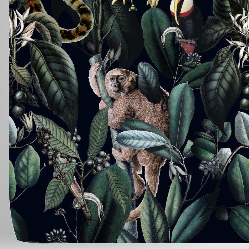 Dark Tropical Wild Jungle Wallpaper – Wallpapers4Beginners