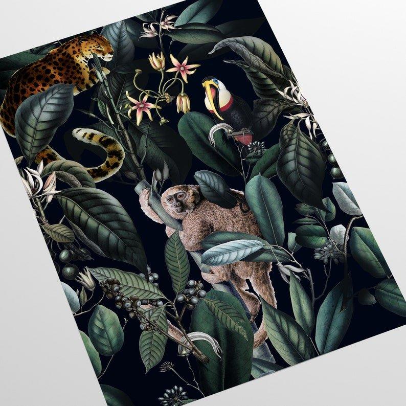 Dark Tropical Wild Jungle Wallpaper – Wallpapers4Beginners