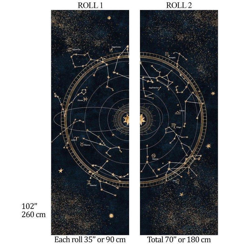 Extra Large Space Constellations with Stars Wallpaper ...
