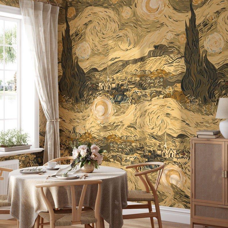Extra Large Van Gogh Artistic Wallpaper – Wallpapers4Beginners