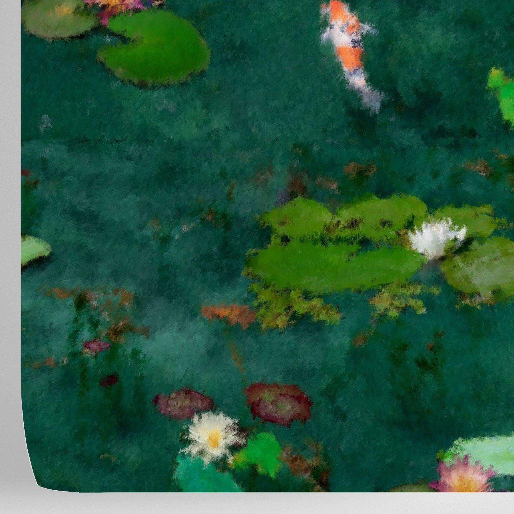 Impressionist Water Lily Wallpaper – Wallpapers4Beginners