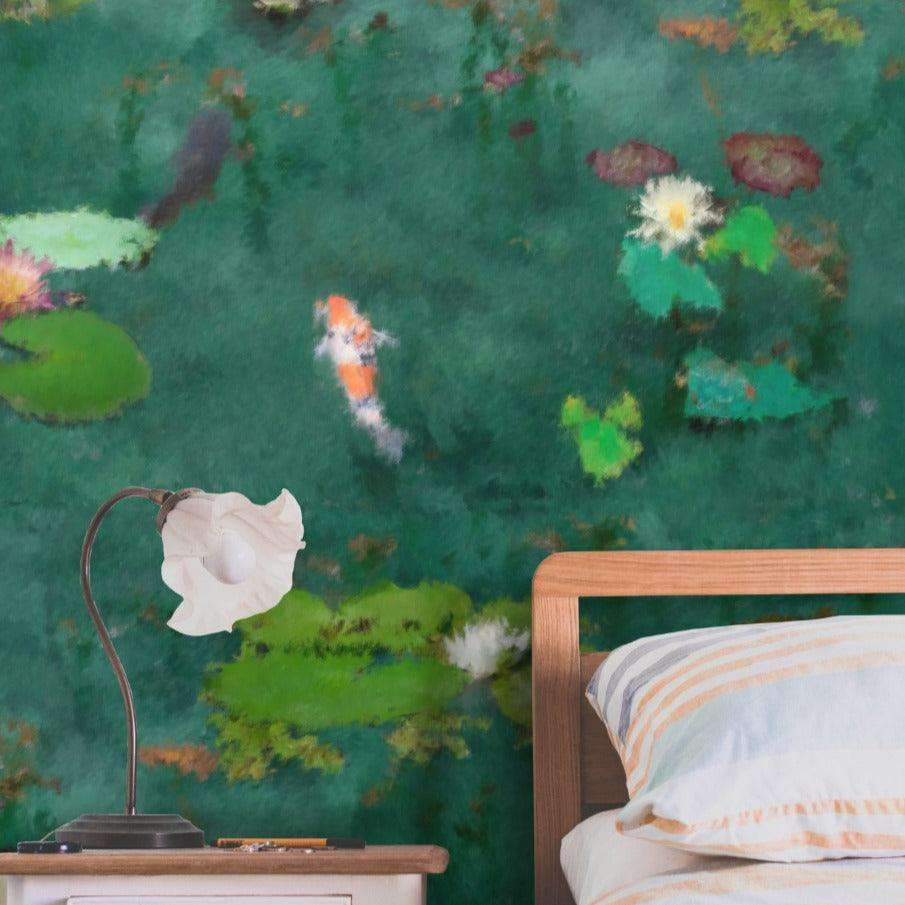 Impressionist Water Lily Wallpaper – Wallpapers4Beginners