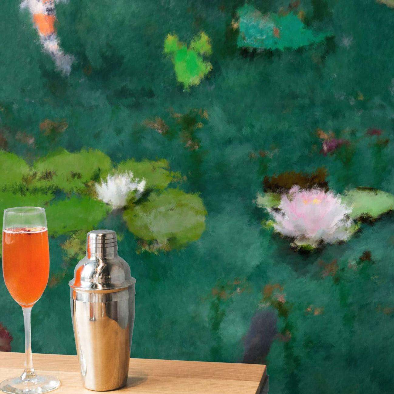 Impressionist Water Lily Wallpaper – Wallpapers4Beginners