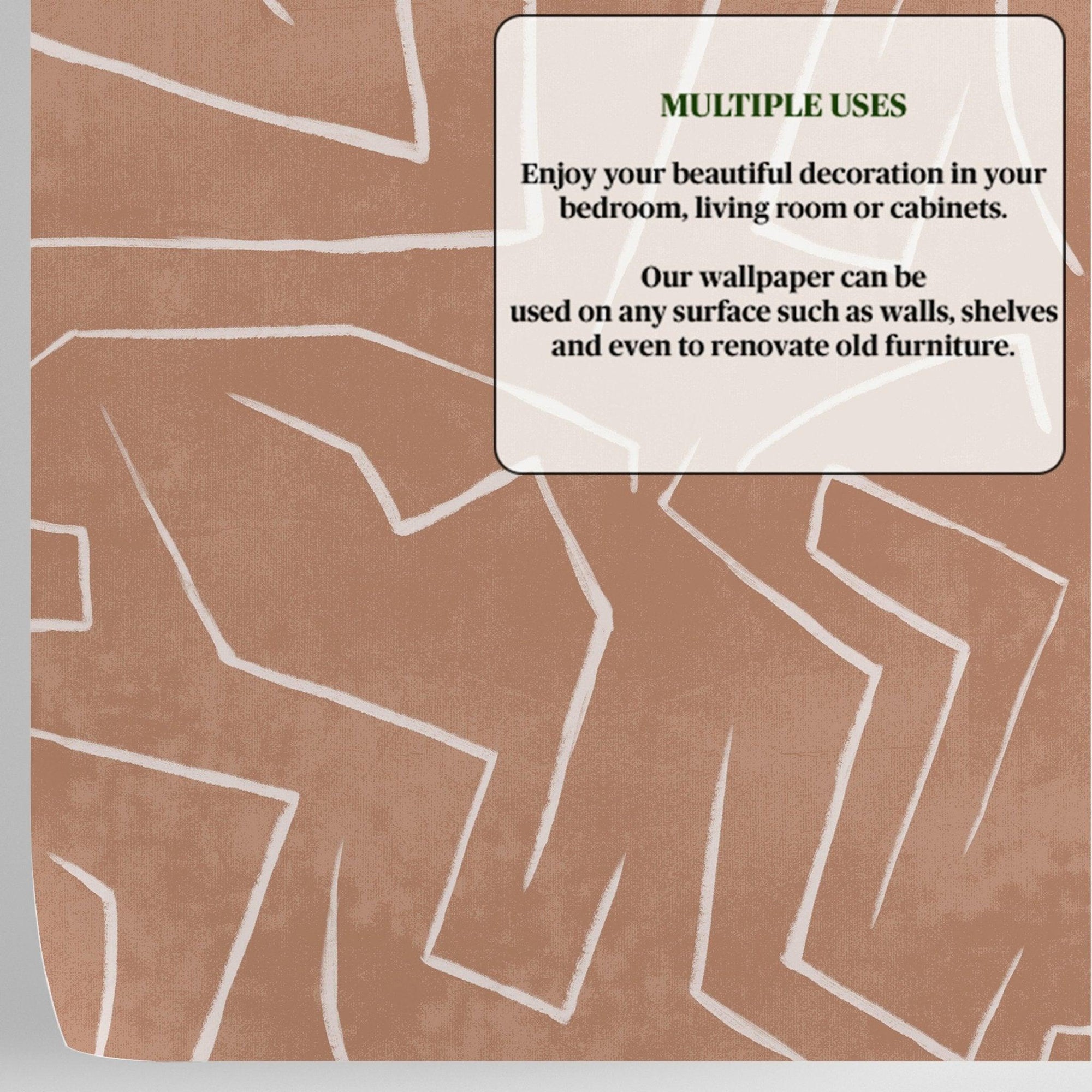 Minimal Design Abstract Salmon Wallpaper – Wallpapers4Beginners