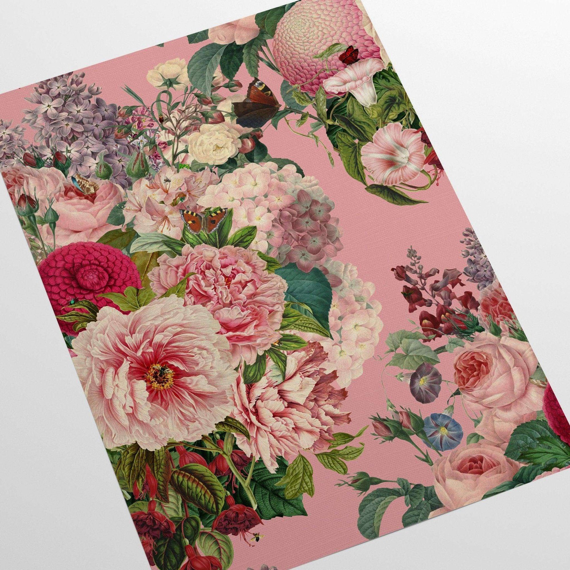 Pink Velvet Floral Wallpaper – Wallpapers4Beginners