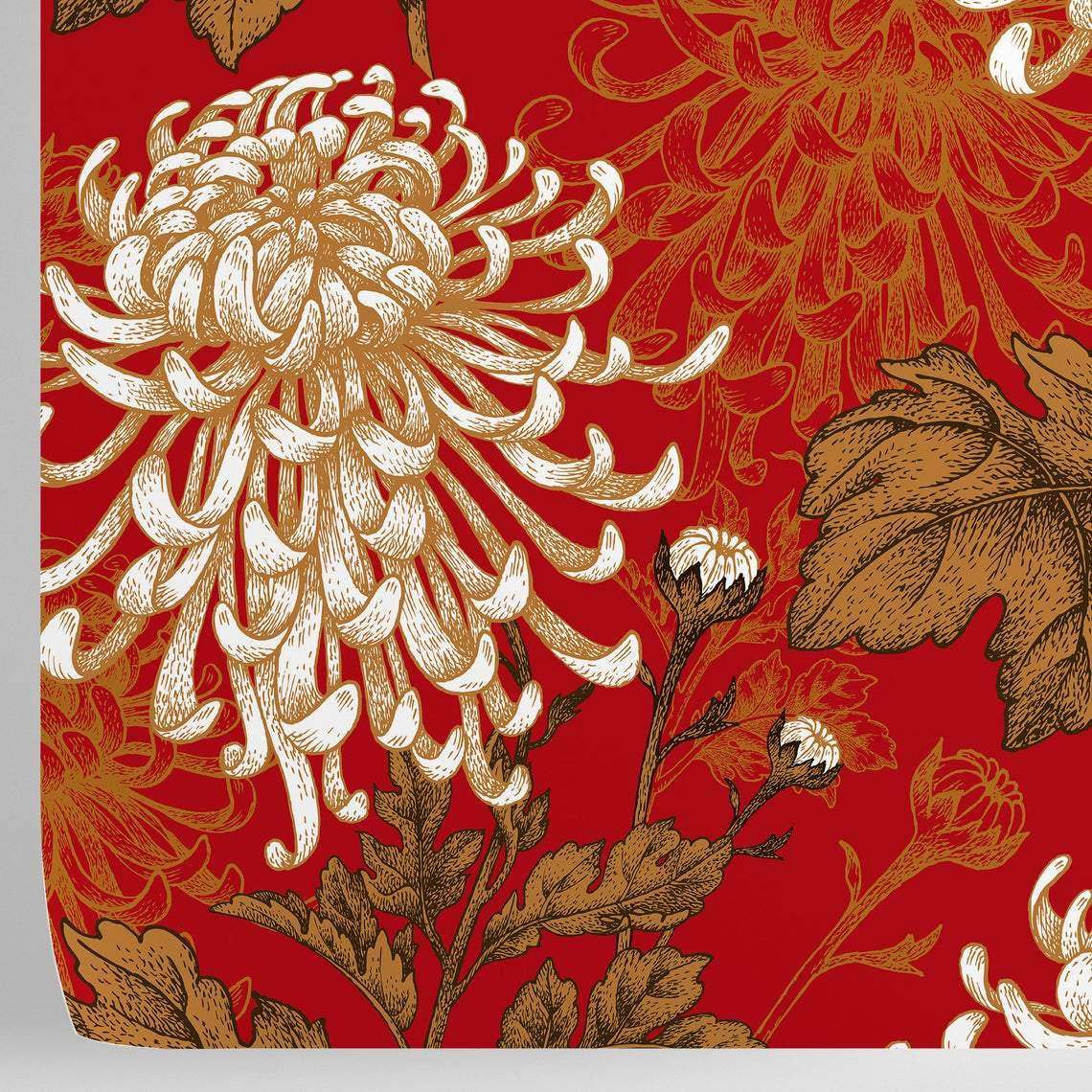 Red Japanese Flowers Wallpaper – Wallpapers4Beginners