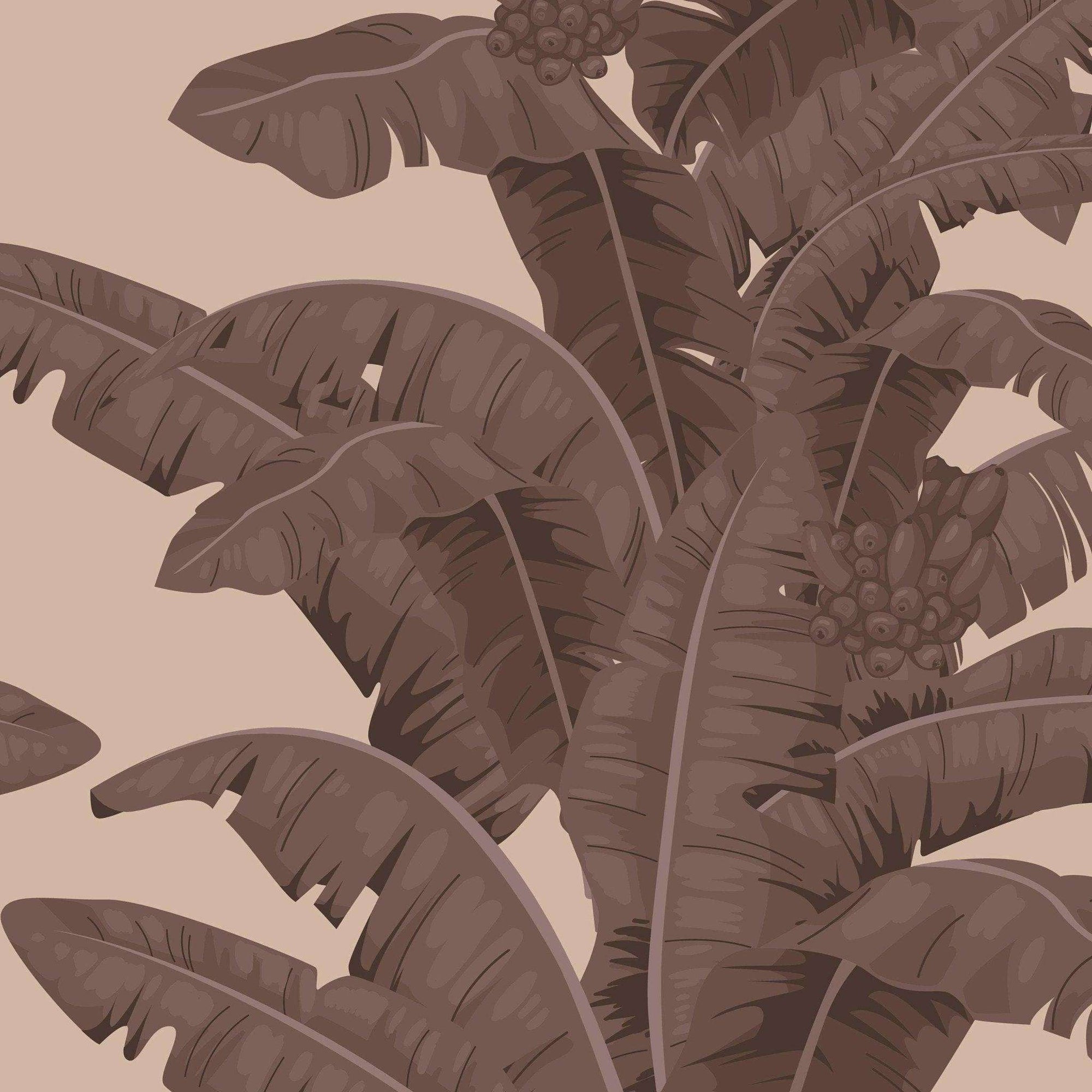 Tropical palm leaf print wallpaper – Wallpapers4Beginners