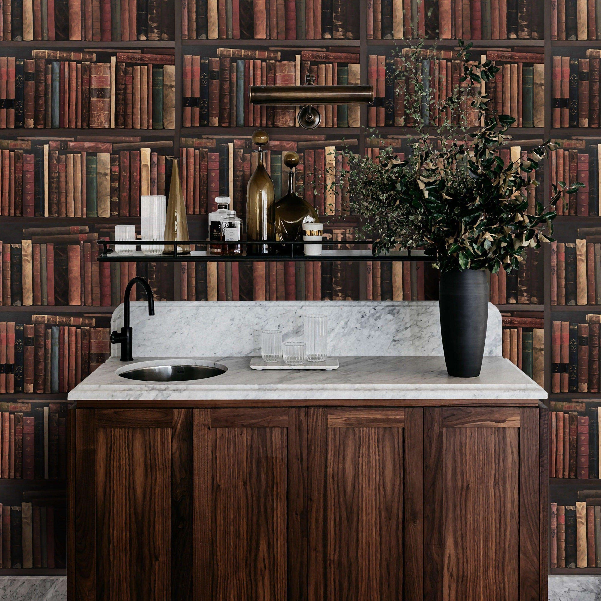 Antique Bookshelf Wallpaper – Wallpapers4Beginners