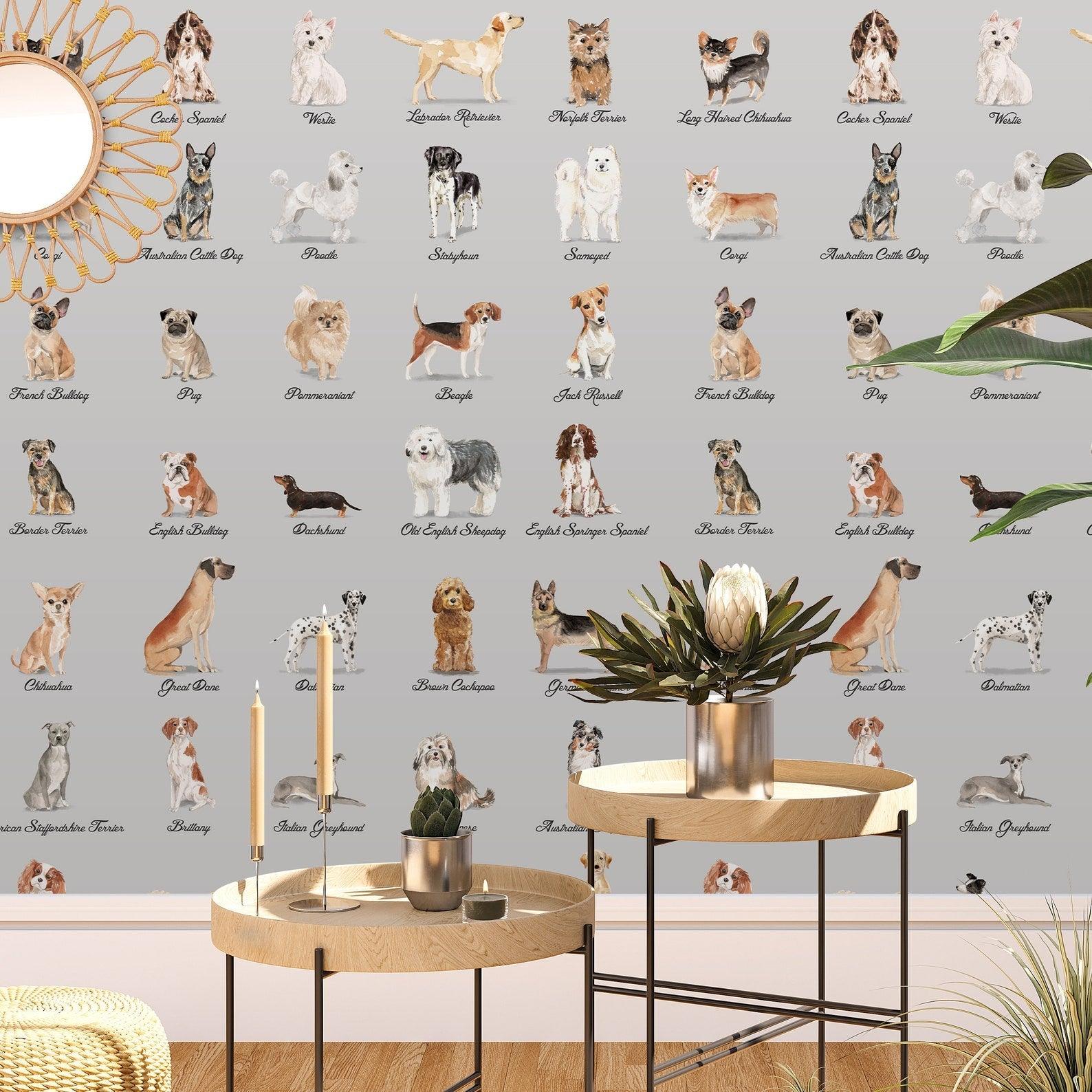 Watercolor Dog Wallpaper | Wallpapers4Beginners